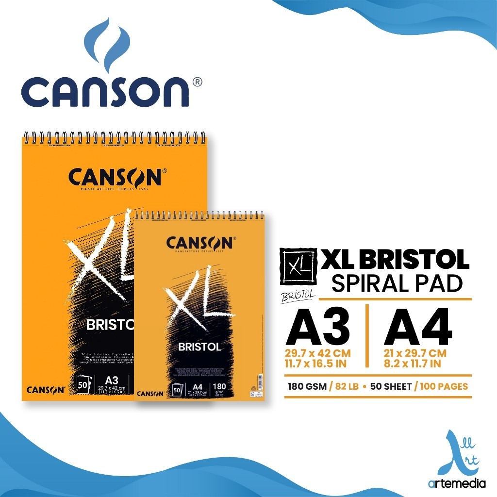 Jual Canson XL Bristol Paper Pad Sketchbook Buku Sketsa | Shopee Indonesia