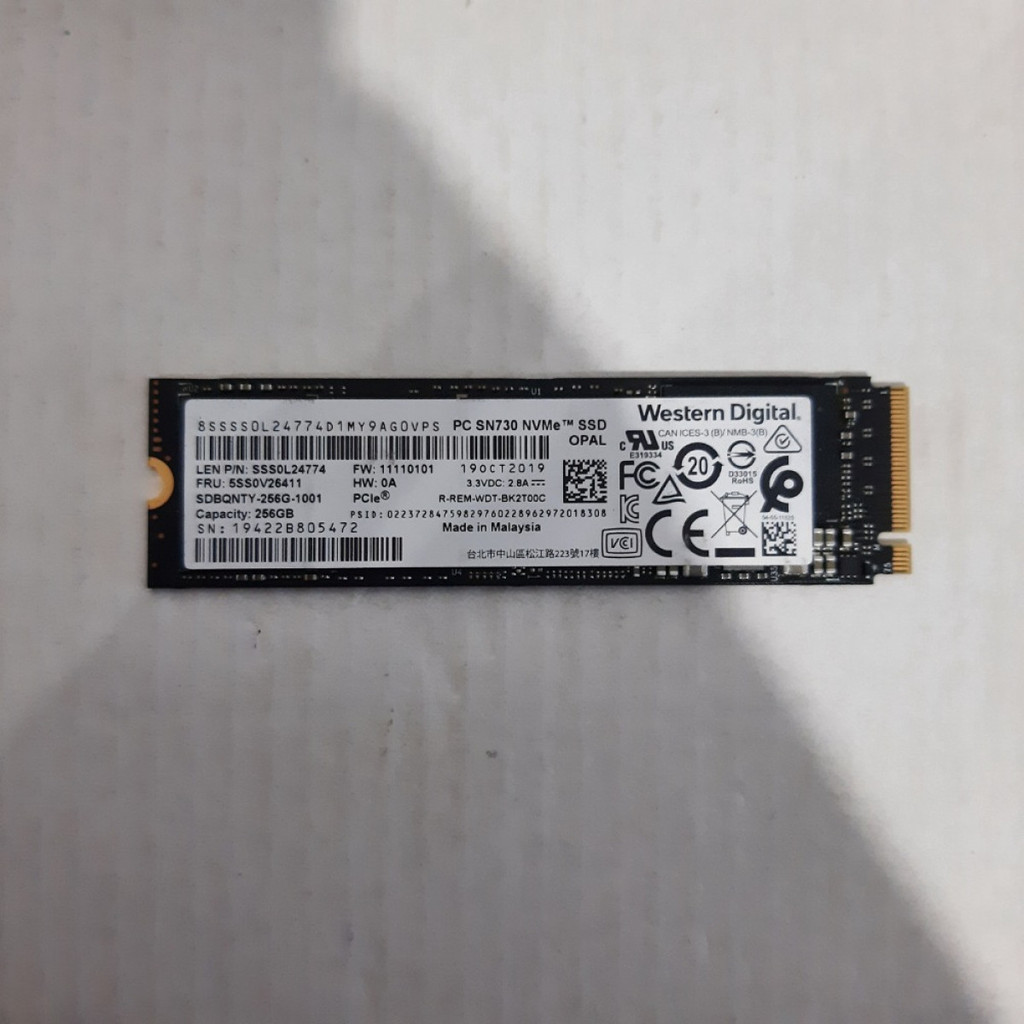 Jual SSD M2 NVME 256GB 512GB WD Western Digital SN730 | Shopee Indonesia