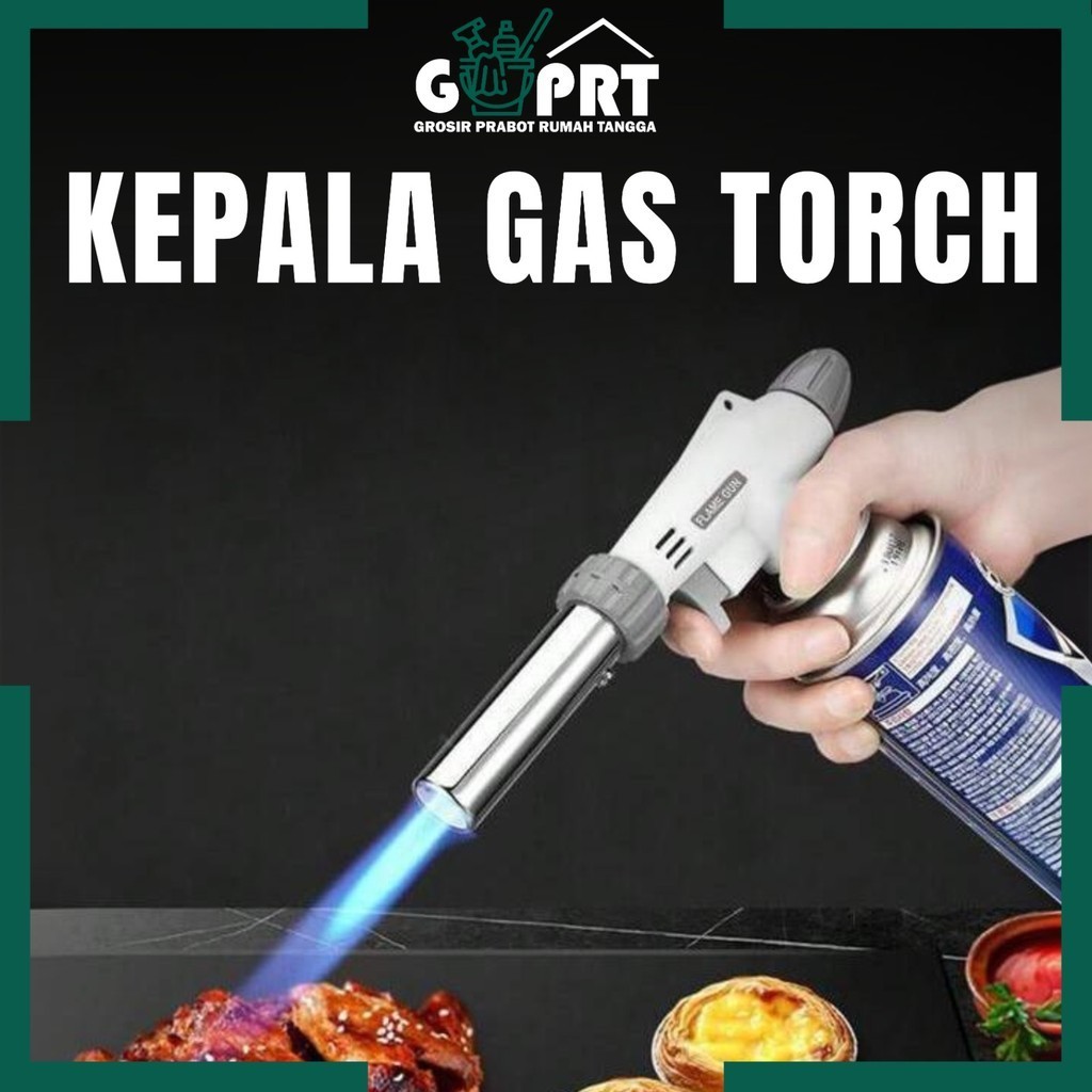 Jual Kepala Gas Torch kaleng tabung Portable Flame Gun Las api Pemantik ...