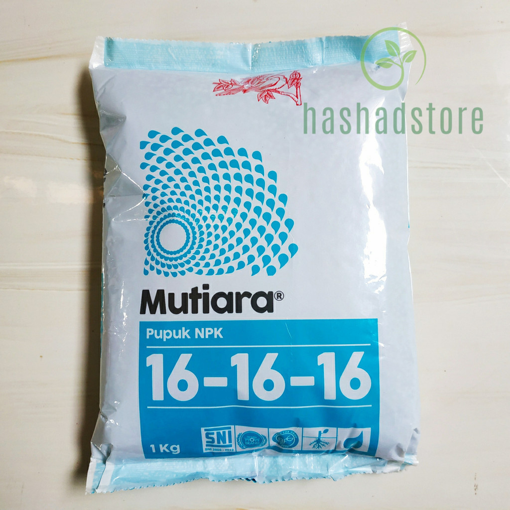 Jual Pupuk Meroke NPK MUTIARA 16-16-16 1 Kg Kemasan Pabrik | Shopee Indonesia