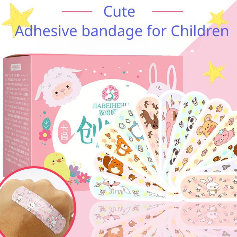 Jual 120pcs Cartoon Wound Plaster Waterproof Wound Bandages Kids ...