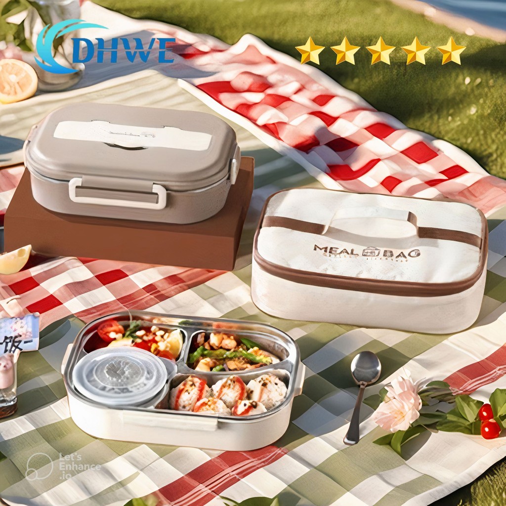 Jual DHWE Lunch Box Lunchbox 304 stainless steel Baja tahan karat food ...