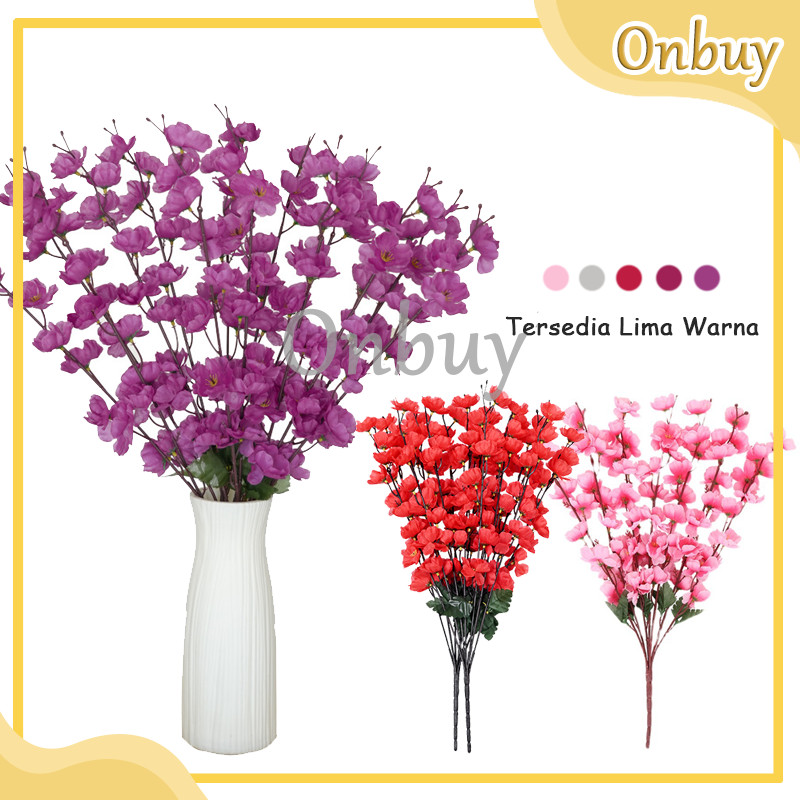 Jual Sakura Meihua Meihwa Imlek Tanaman Hias Plastik Bunga Artifisial ...