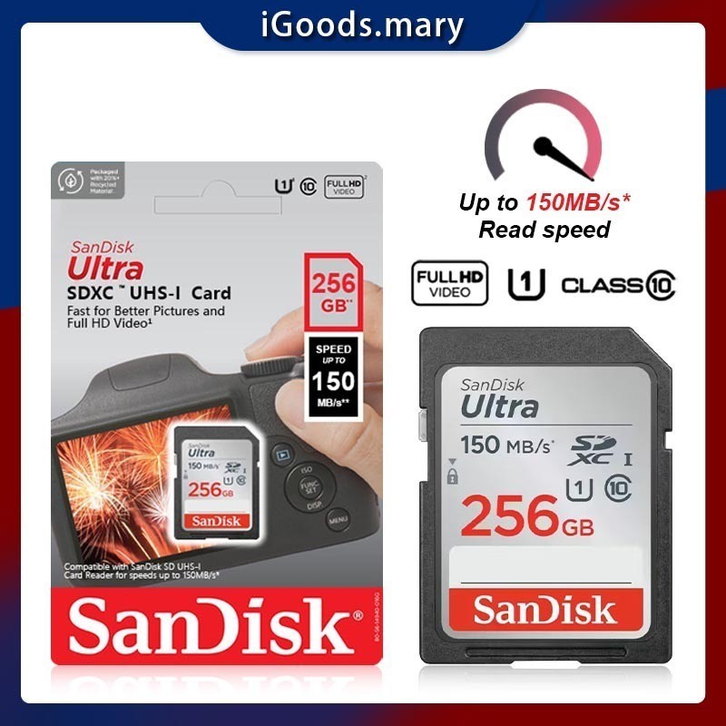 Jual Sandisk Ultra Kartu Memori Card 256GB 128GB 64GB 32GB 16GB Memory ...