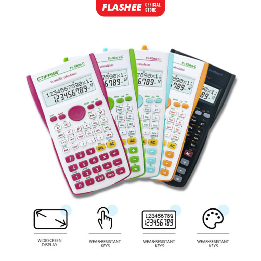 Jual Kalkulator Color Function 240 Kalkulator Sekolah Sin Cos Tan ...