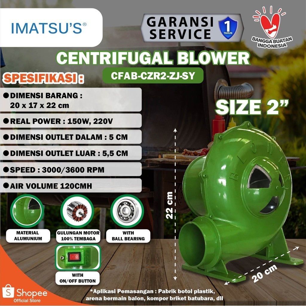 Jual Mesin Blower Keong 2 Inch Blower Angin Duduk Elektrik Electric 2 ...