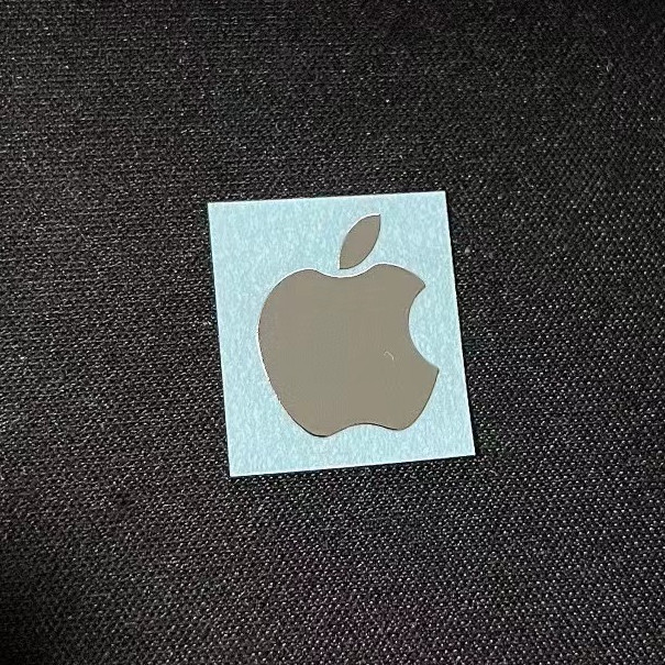 Jual Sticker Logo Apple Silver (1Pcs Sticker) | Shopee Indonesia