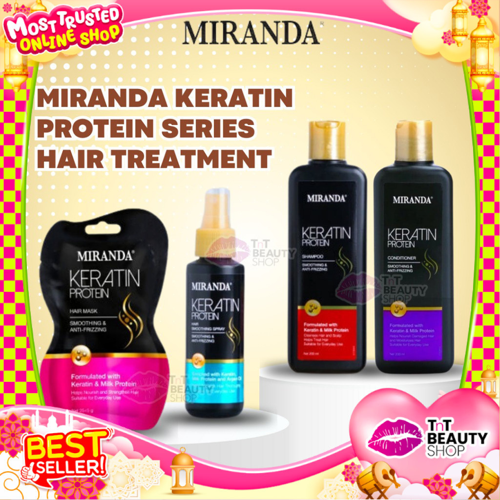 Jual Miranda Keratin Protein Series Hair Treatment (New Formula ...