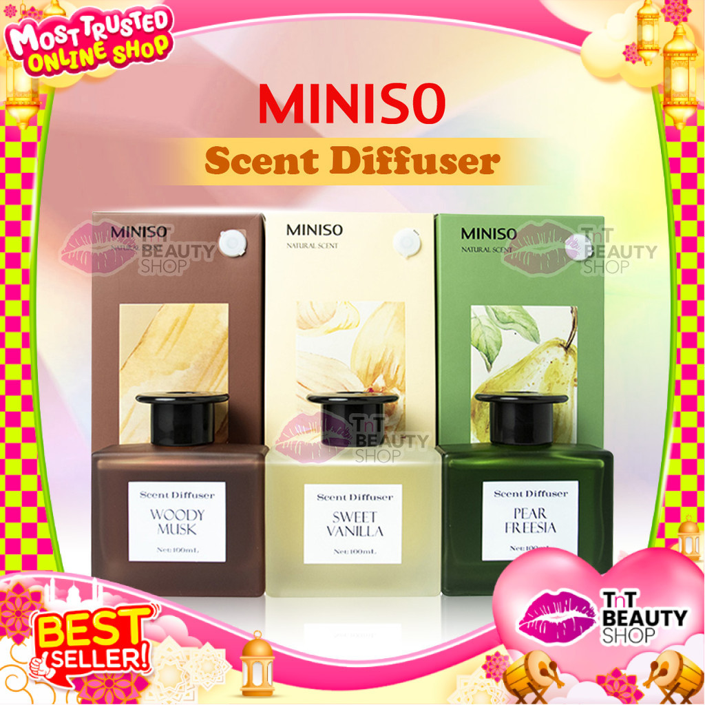 Jual Miniso Scent Diffuser 100ml Vanilla Pear Woddy Pengharum Ruangan ...