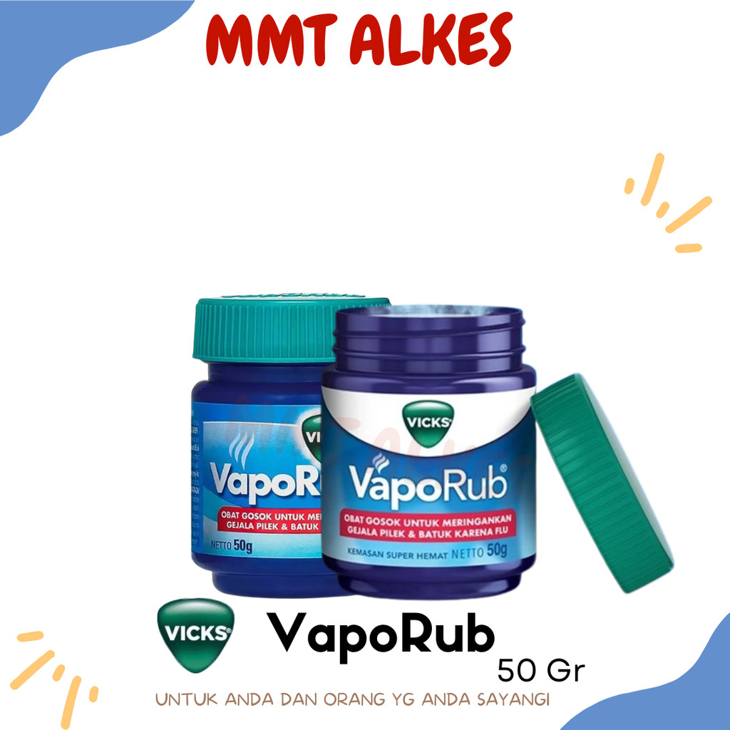 Jual Vicks Vaporub // Meringankan Gejala Batuk dan Pilek 50 gr | Shopee ...
