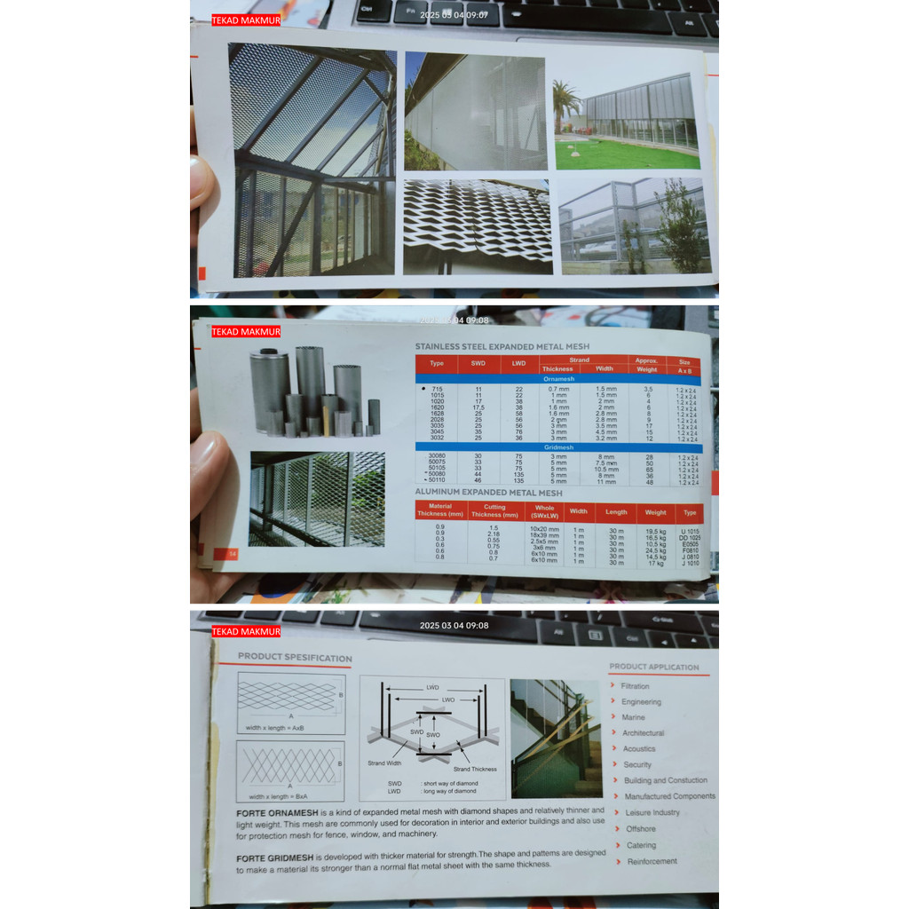 Jual Plat Besi Expanda - 20x20 cm - Plat Expanded - Expanded Mesh ...