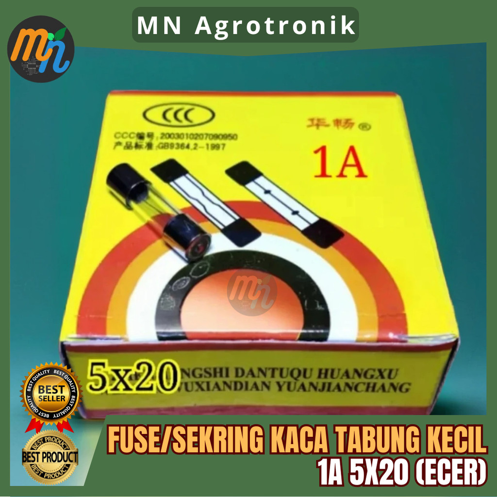 Jual FUSE SEKRING KACA TABUNG KECIL 1A - FUSE KACA 1 AMPERE - ECER | Shopee Indonesia