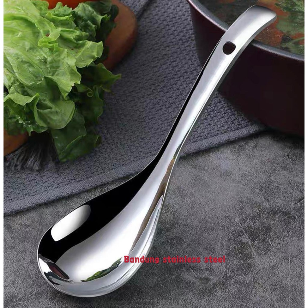 Jual sendok sayur besar sendok kuah sup tebal hotel stainless steel ...