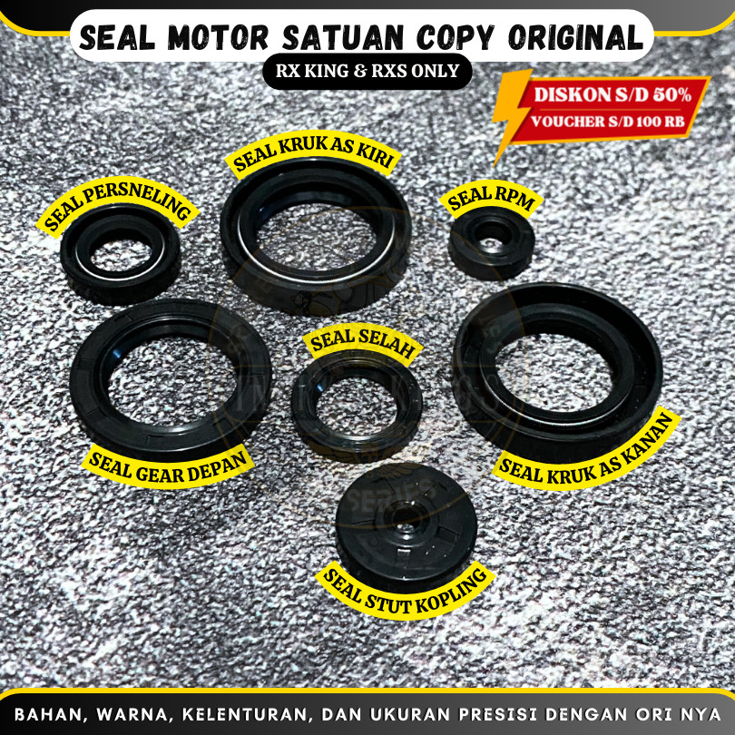 Jual Seal Sil Motor RX KING RXK RXS YT LOKAL COPY ORIGINAL YAMAHA ...