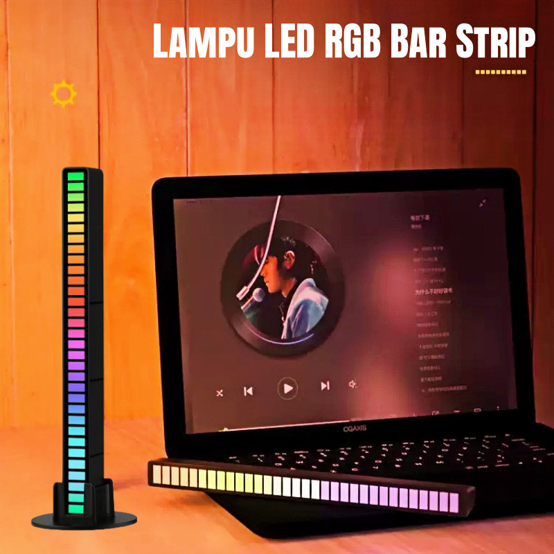 Jual CARAT Lampu Musik LED RGB Bar Strip Spectrum Sound Control /Led ...