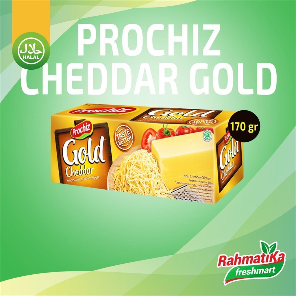 Jual Prochiz Cheddar Gold / Keju Chedar Olahan 170 gram | Shopee Indonesia