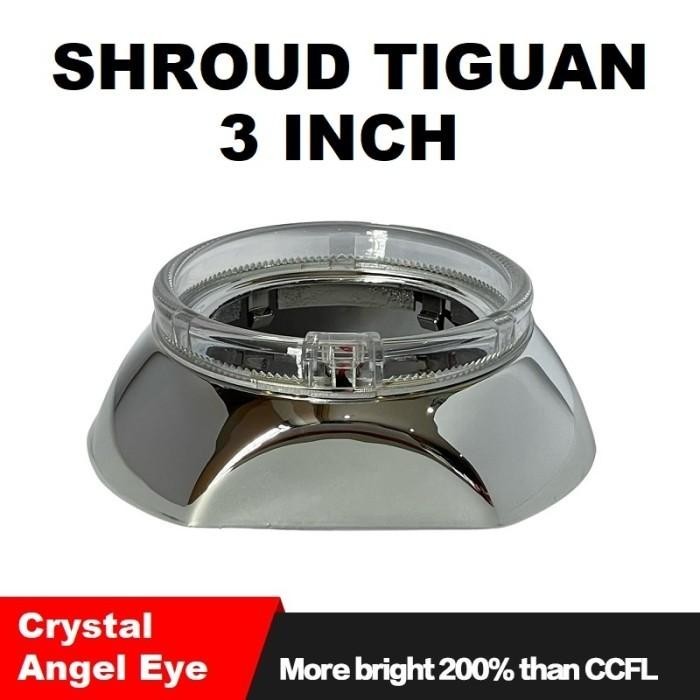 Jual Shroud BiLED 3 Inch Bulat Ring LED Shroud Projie 3 Inchi Harga ...