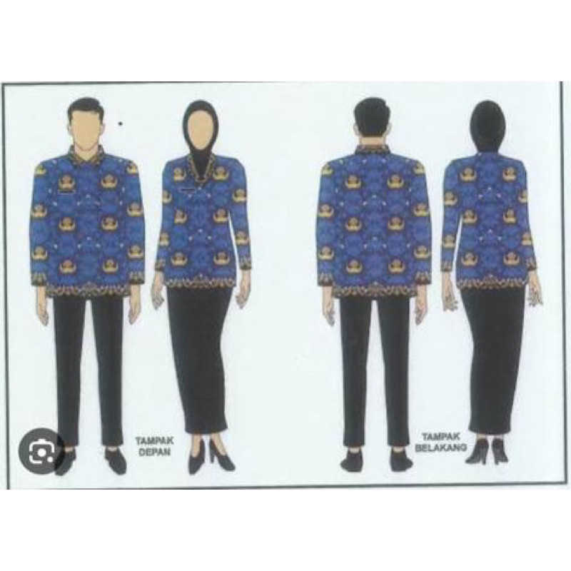 Jual SERAGAM KORPRI TERBARU KERAH HITAM STANDAR PEMERINTAH PRIA WANITA REDI S sampai SUPERGEMOY ...