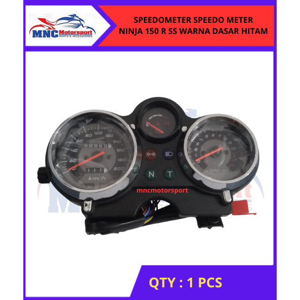 Jual SPEEDOMETER SPEEDO METER NINJA 150 R SS WARNA DASAR HITAM | Shopee ...