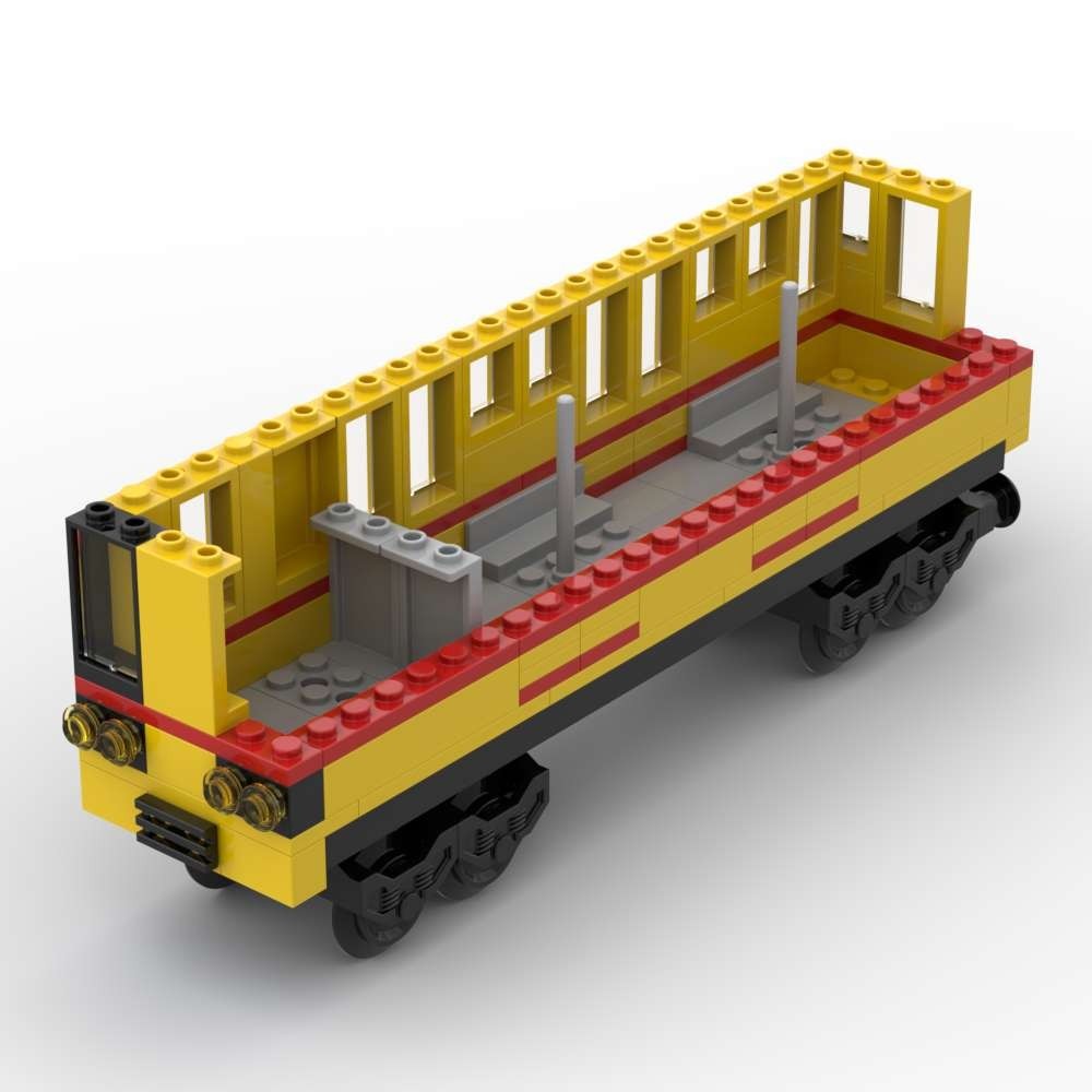 Jual MOC Model Subway Train City Metro Track Rail Trains Building ...