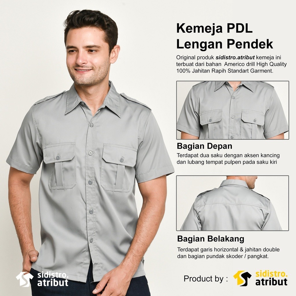 Jual KEMEJA SERAGAM ORGANISASI - KEMEJA SERAGAM KANTOR PRIA PENDEK ...