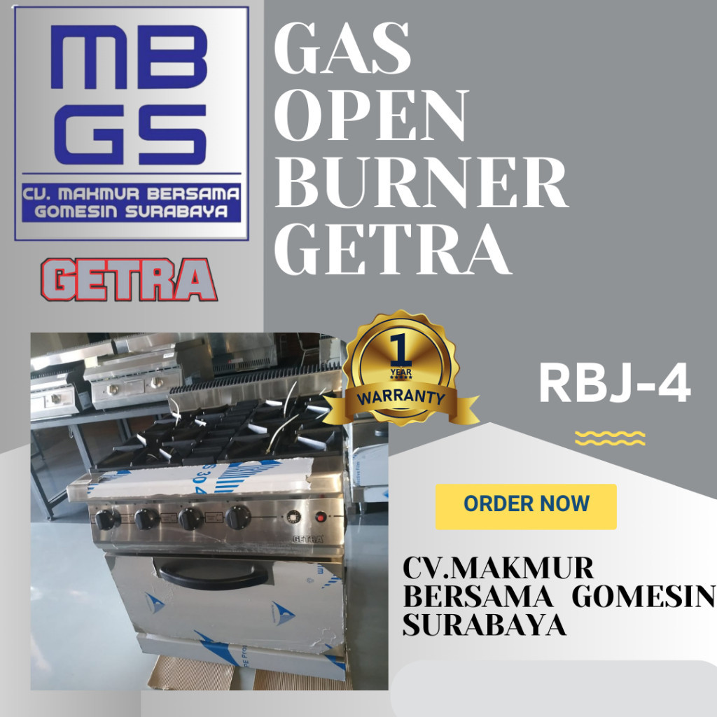 Jual Gas Open Burner RBJ 4 / Gas Open Burner Getra RBJ-4 | Shopee Indonesia