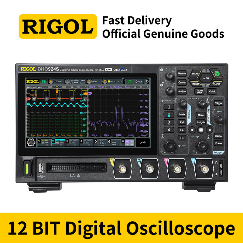 Jual RIGOL 12 bit portable touch screen digital oscilloscope DHO914 ...