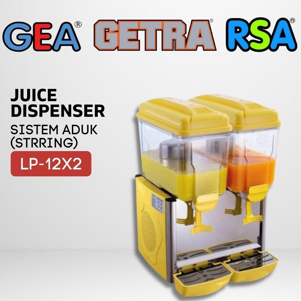 Jual DISPENSER JUS 2 TABUNG SISTEM ADUK GARANSI RESMI JUICE DISPENSER ...