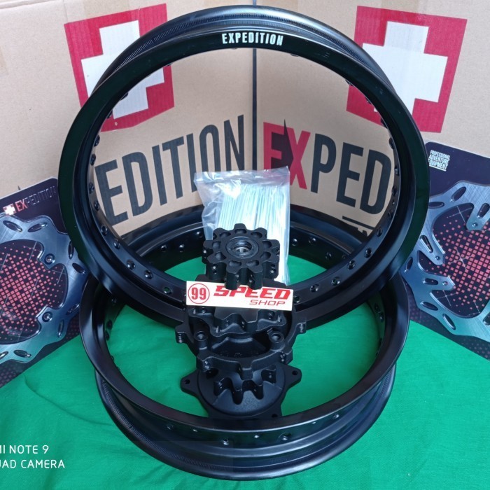 Jual paket velg jari2 buat super moto merek expedition motor klx 150 ...