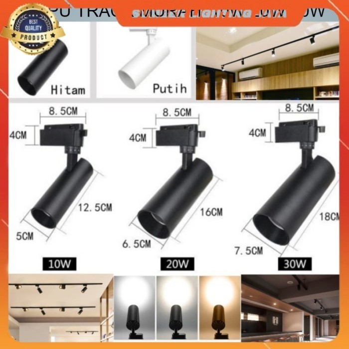 Jual COD & READY STOK LAMPU LED TRACK COB 10W 20W 30W MURAH / LAMPU ...