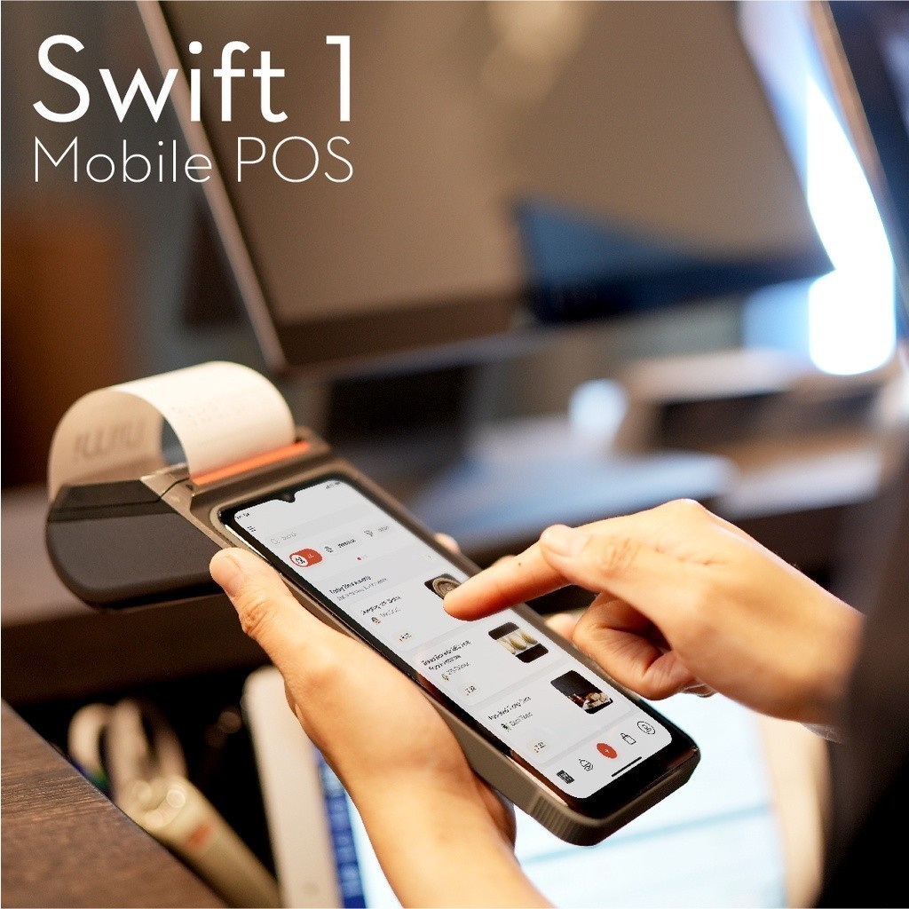 Jual Mesin Kasir Portable Android 11 iMin Swift 1P 2GB/16GB NFC Printer ...