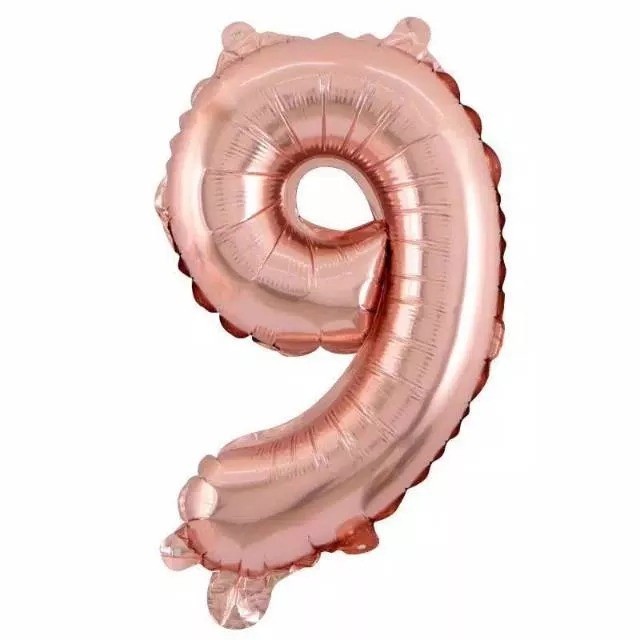 Jual Balon angka JUMBO rose gold Balon foil angka 80cm ROSE GOLD ...