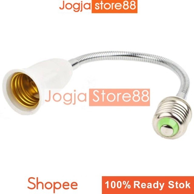 Jual Adapter Socket Bohlam E27 ke E27 Aluminum Material Ekstensi ...