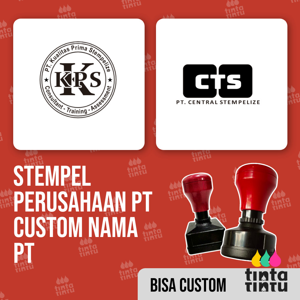 Jual Stempel Perusahaan PT Custom Nama PT | Shopee Indonesia