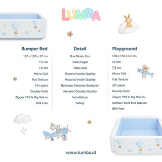 Jual Lumba Playground New Antibacterial Baby Safari Choco | Bumperbed ...