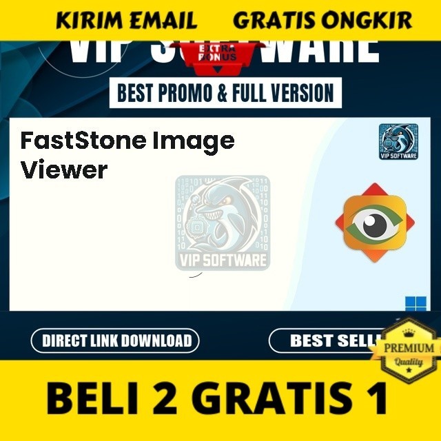 Jual 2025 [Full Version] FastStone Image Viewer Lifetime Pro Win OS ...