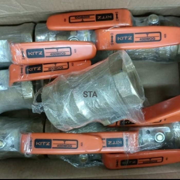Jual ball valve kitz 1 1/4 inch bahan Kuningan | Shopee Indonesia