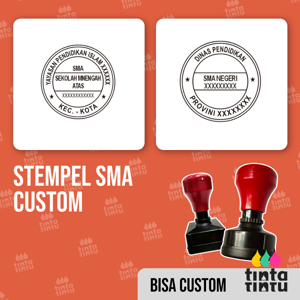 Jual Stempel SMA Custom | Shopee Indonesia