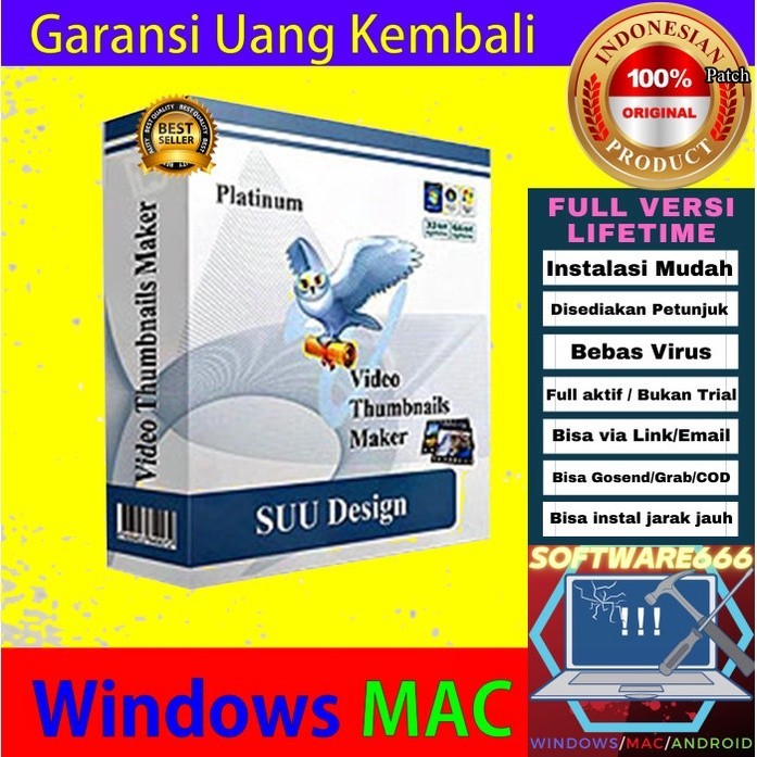 Jual Software Membuat Thumbnail: Video Thumbnails Maker Platinum 15 ...