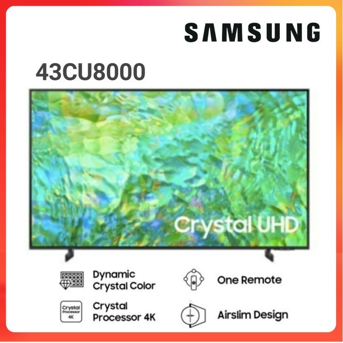 Jual SAMSUNG 43CU8000 / UA43CU8000 4K SMART TV 43 inch 2023 series ...