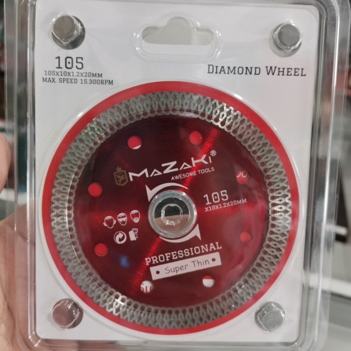 Jual Mata gerinda keramik granit 4 inch MAZAKI TURBO x SUPER THIN mata ...