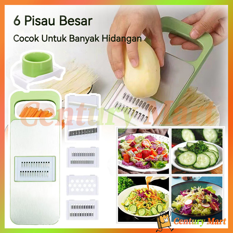 Jual parutan sayur dan buah 7 in1 /Parutan Sayur Dan Buah Stainless ...