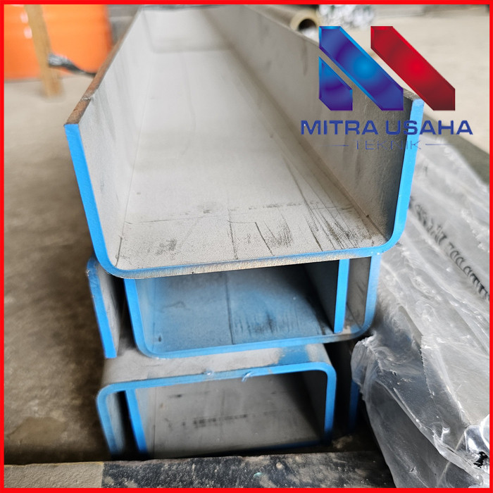 Jual UNP SUS 304 80 X 40 X 4 X 6000 mm Kanal U Stenlis Stainless Steel ...