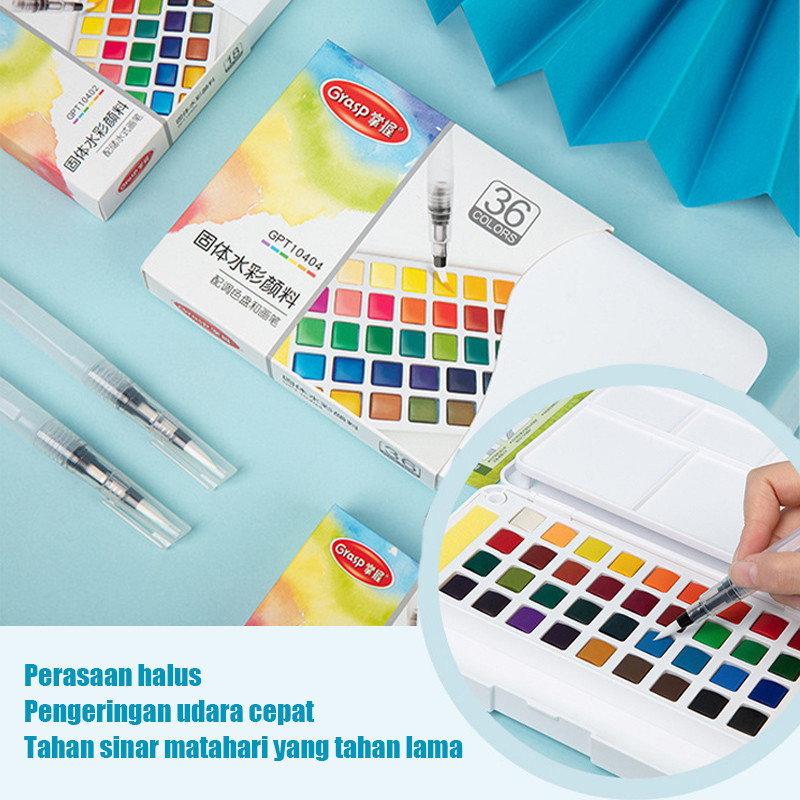 Jual Alat Seni Tubuh Cat Air Padat Cat Lukis Tangan Cat Cat Air yang ...