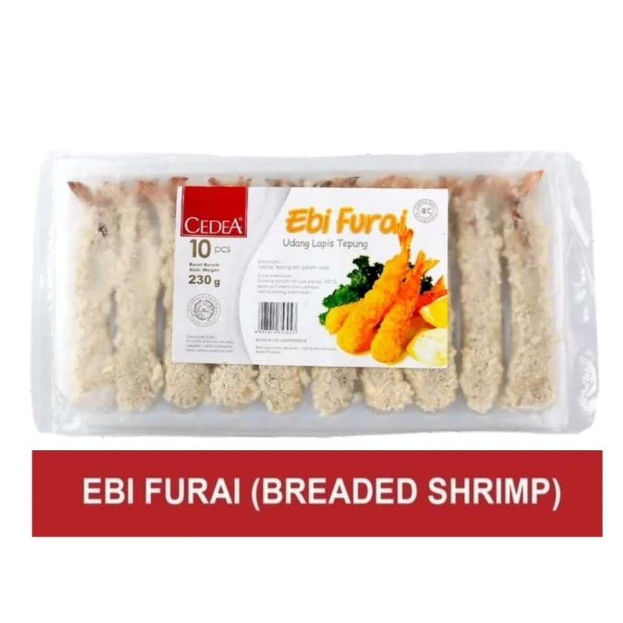 Jual Cedea Ebi Furai Udang Goreng isi 10 pcs 230 gram | Shopee Indonesia