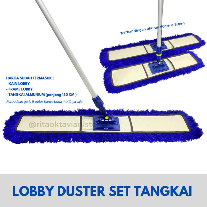 Jual Lobby duster / Alat pel dorong / LOBBY DUSTER SET AKRILIK 80 CM ...