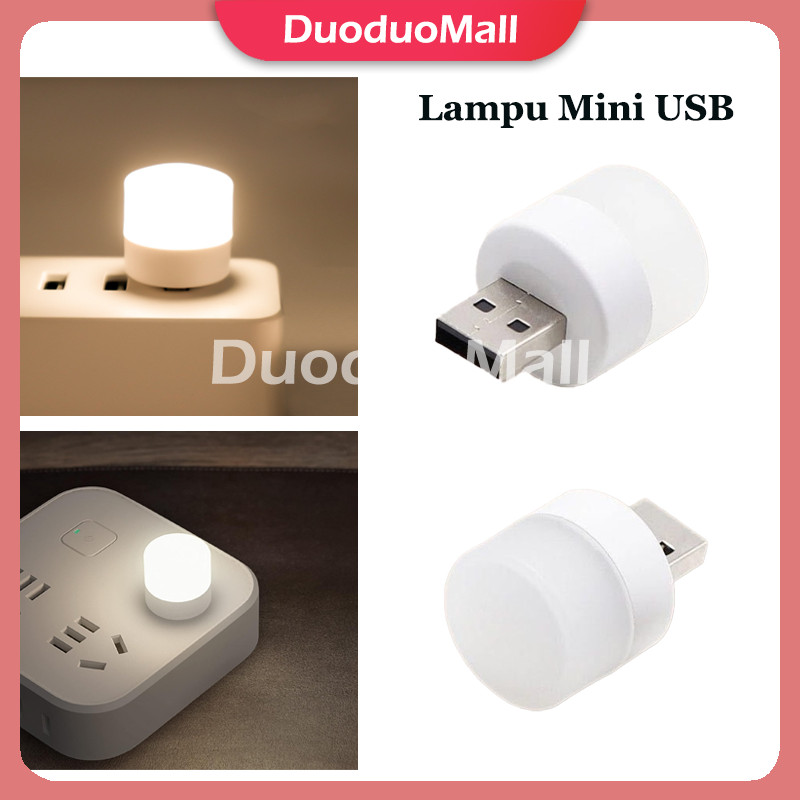 Jual Lampu Mini LED USB Night Light Bulat/Lampu Tidur Mini | Shopee ...