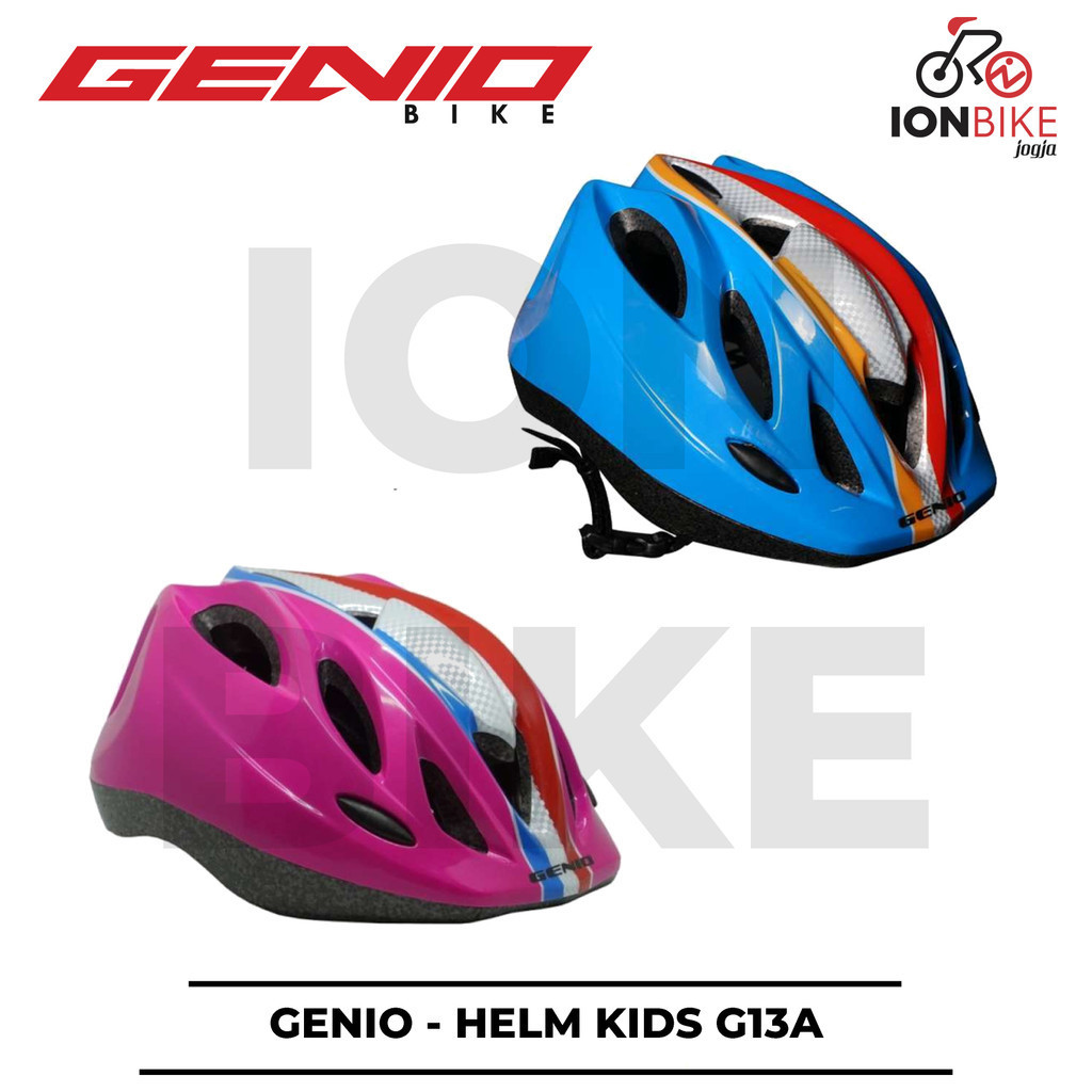 Jual Helm Sepeda Anak Genio G13 Kids Bersepeda Helmet Anak-Anak Terbaru ...