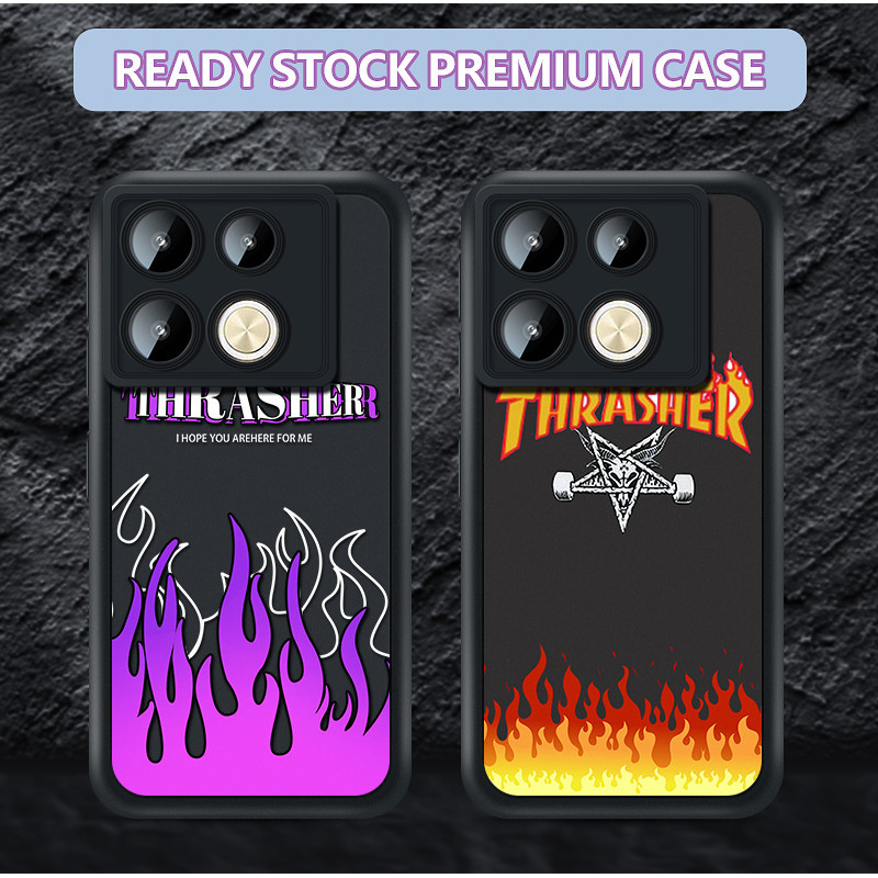 Jual Thrasher Api Nyala Soft Case HP Infinix Note 40 Pro + ITEL P55 NFC ...