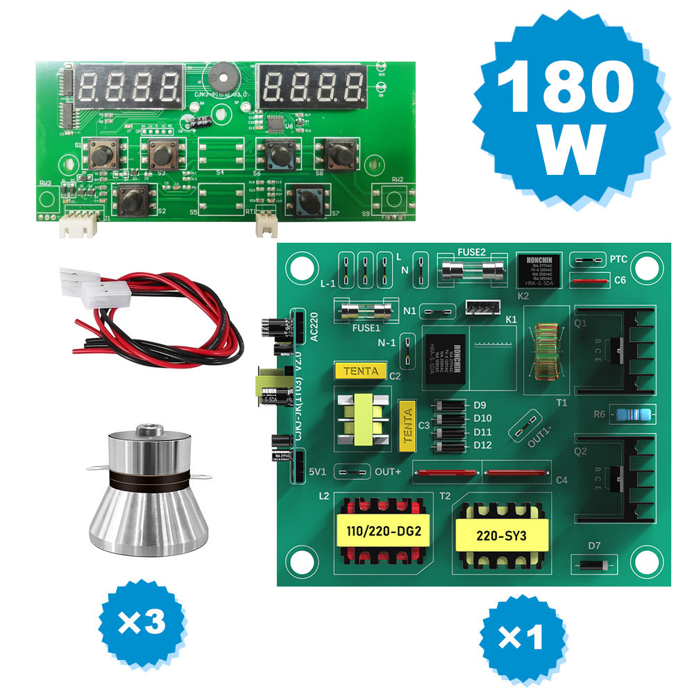 Jual 180W Ultrasonic Cleaner PCB Driver Boards Circuit Board Kit With ...